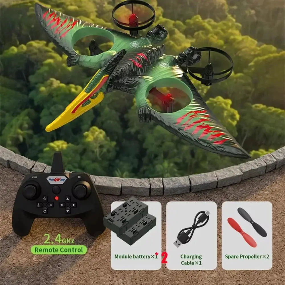 RC Pterosaur Plane Radio Controlled Aircraft Glider with LED Light ...